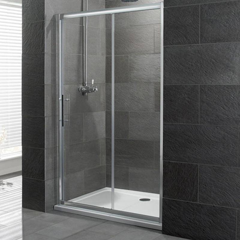 Volente Slider Silver Shower Enclosure Bathroom City
